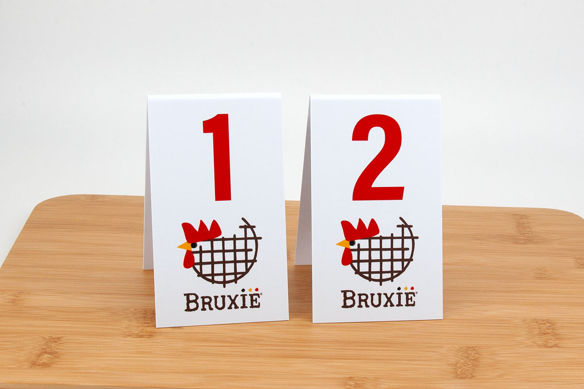 Custom Printed Tall Table Numbers | City Grafx