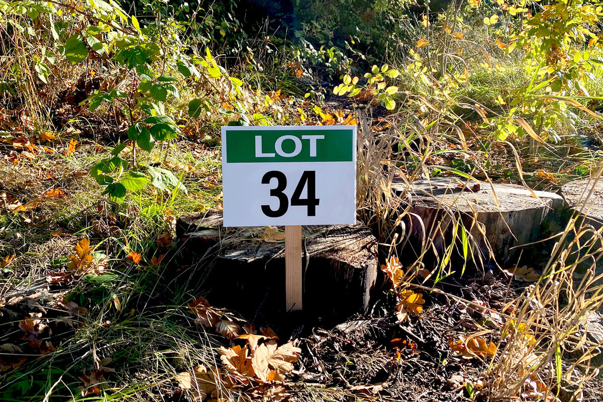 12pk Custom Lot Markers w/ Color Bar | City Grafx