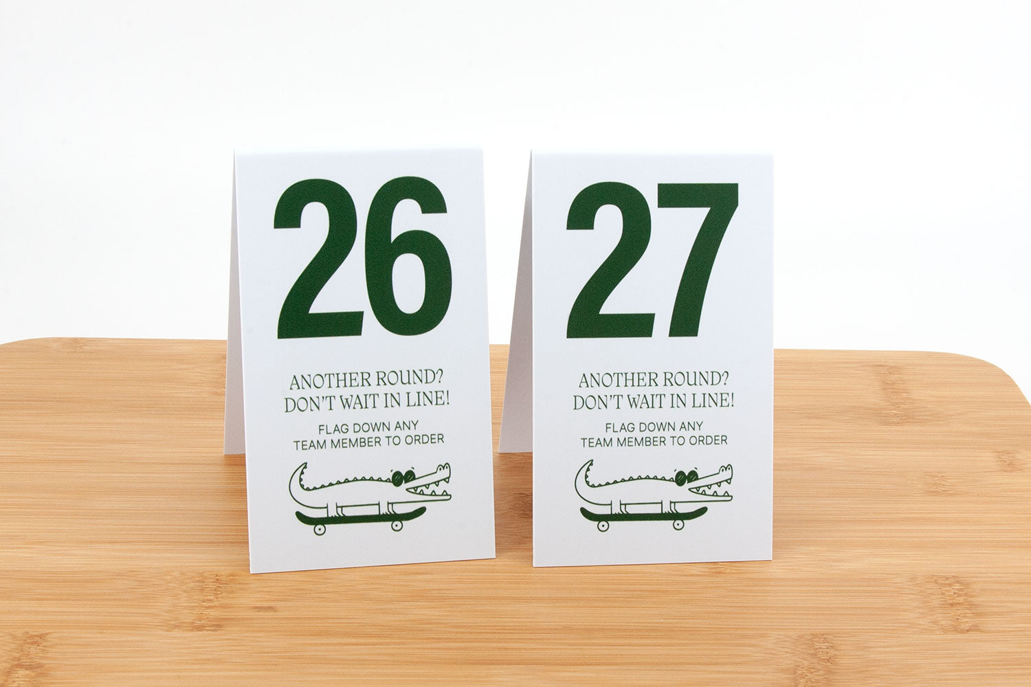 Custom Printed Tall Table Numbers | City Grafx
