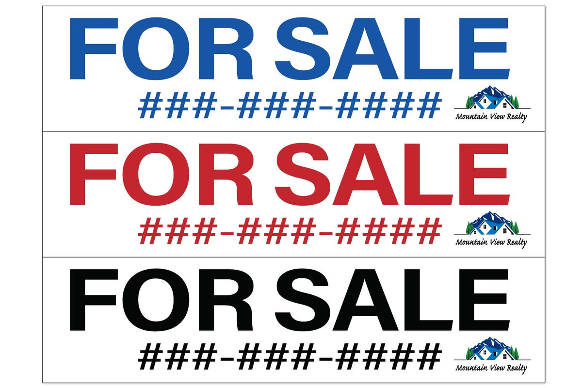 9pk Custom Sign Riders FOR SALE - Number, Logo | City Grafx