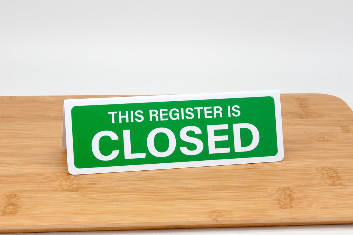 5pk Register Closed Tents - Small – City Grafx