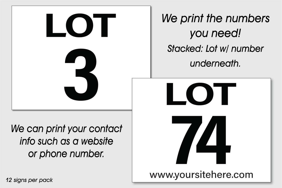 12pk Lot Markers Stacked Layout | City Grafx