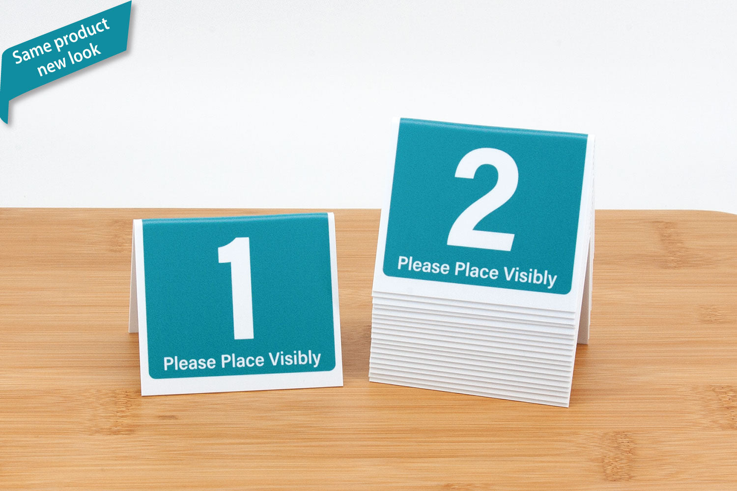 Standard Teal Table Numbers | City Grafx
