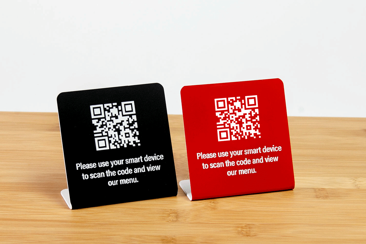 Engraved QR Code Signs | City Grafx