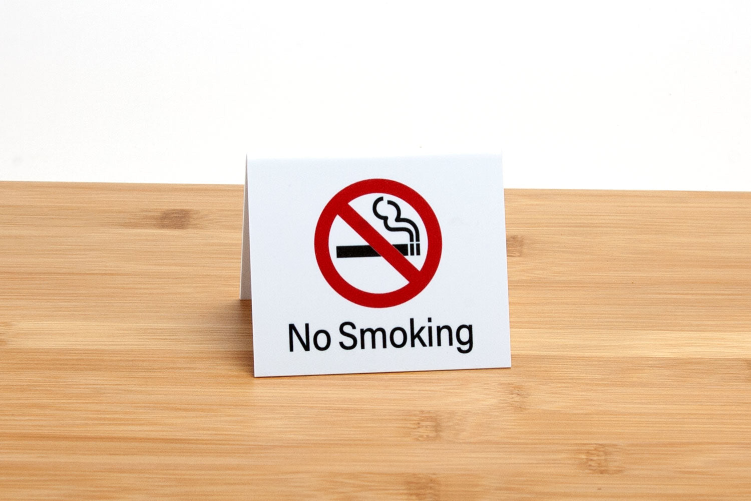No Smoking Table Tent Signs | City Grafx