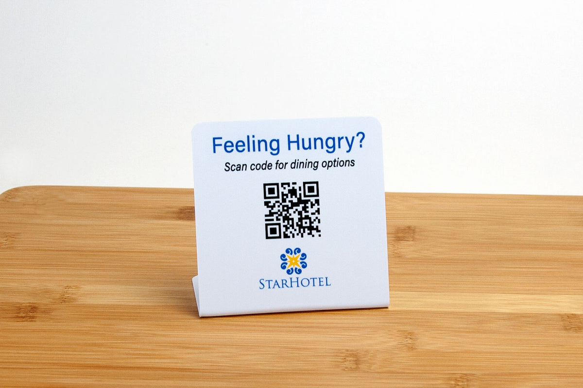 QR Code Dining Options Menu Signs | City Grafx