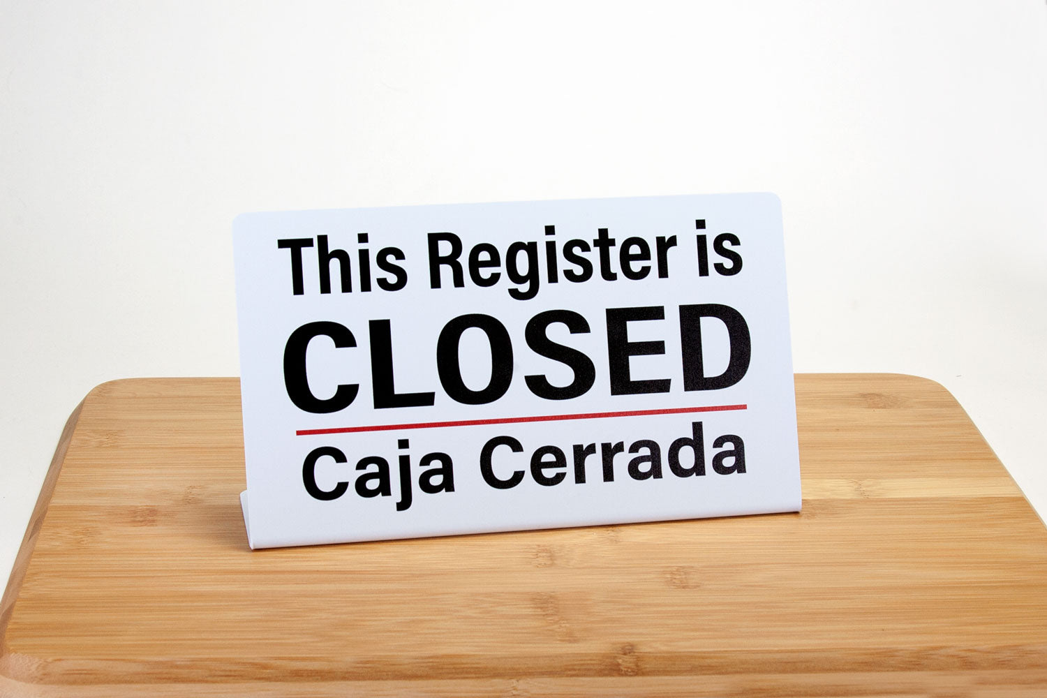 Register Closed L Signs - Bilingual | City Grafx